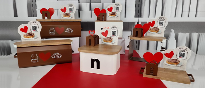 KIT COUNTER DISPLAY NUTELLA MUFFIN - Retail Institute Italy